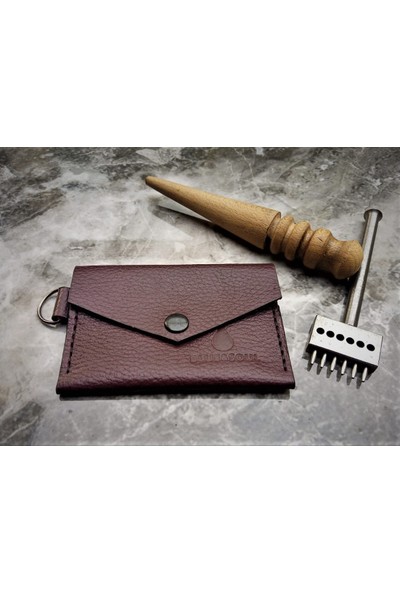 BLUE&SOUL Deri Cüzdan El Yapımı