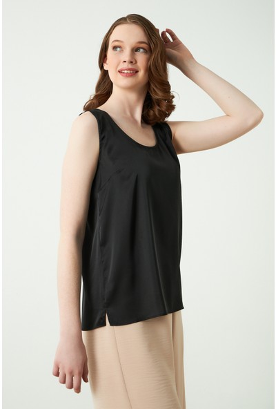 Gusto Saten Atlet - Siyah