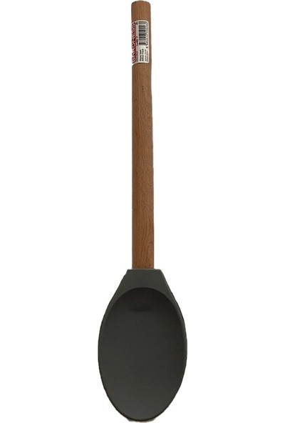 Ahşap Saplı Silikon Servis Kaşığı