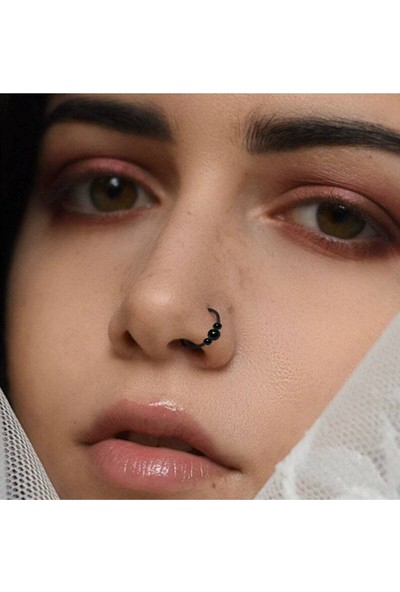 Begonia Accessories 925 Ayar Gümüş Siyah Kaplama 3 Top Halka Hızma Begonia Accessories 925 Ayar Gümüş Siyah Kaplama 3 Top Halka Hızma