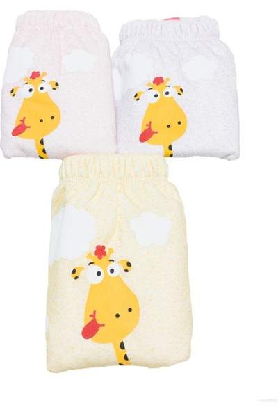 Papido 3'lü Zürafa Baskılı Alıştırma Külodu Kız Bebek No2 15-20 kg Karışık Papido 3'lü Zürafa Baskılı Alıştırma Külodu Kız Bebek No2 15-20 kg Karışık