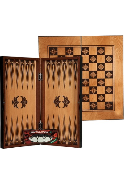 Lisinya Sedef Yakma Tavla Büyük Boy - Ahşap Tavla Lisinya Sedef Yakma Tavla Büyük Boy - Ahşap Tavla