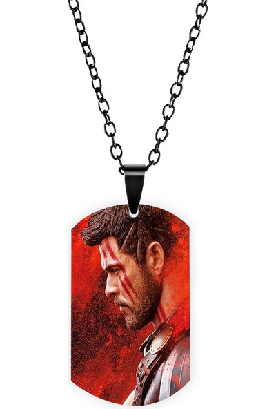 Thor Baskılı Siyah Künye TYT1038