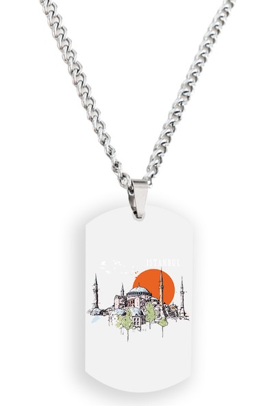 Istanbul Baskılı Künye/kolye YTKTRD341