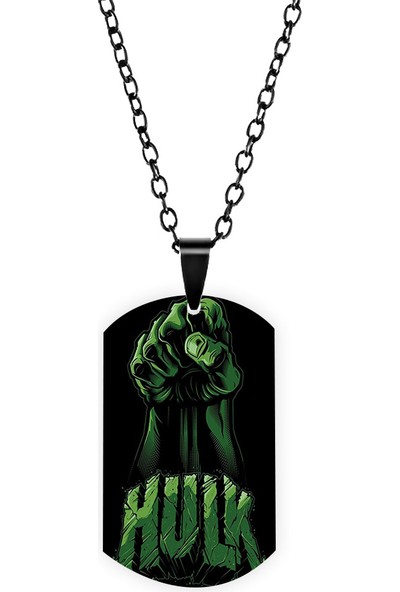 Hulk Baskılı Siyah Künye TYT937