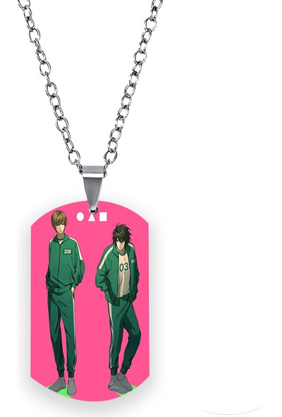 Squid Game 103-228 Baskılı Künye TYT753 Squid Game 103-228 Baskılı Künye TYT753