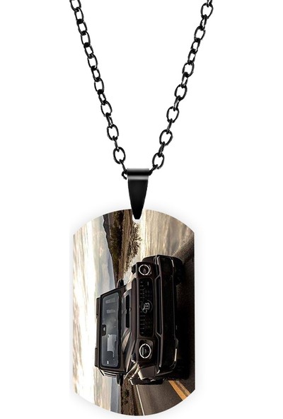 Rowalsi Mercedes G63 Baskılı Siyah Künye TYT1191