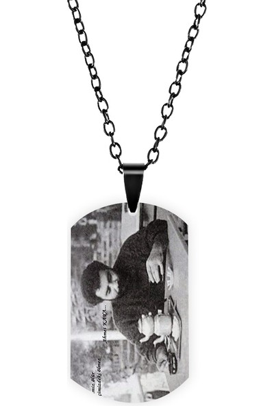 Ahmet Kaya Baskılı Siyah Künye TYT1239