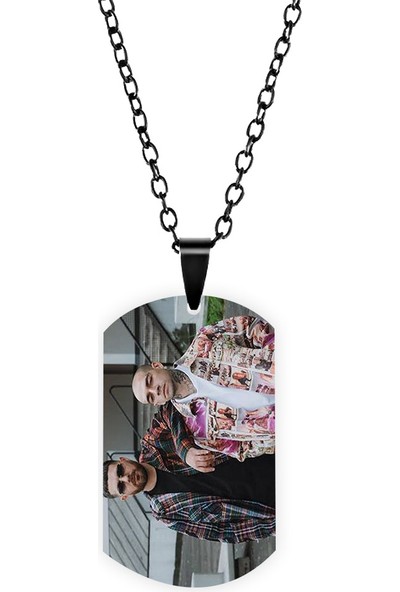 Murda ve Ezhel Baskılı Siyah Künye TYT1258