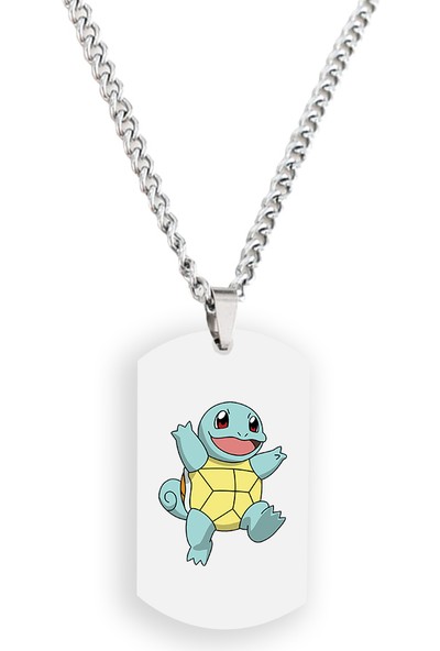 Squirtle Baskılı Künye/kolye YTKTRD524 Squirtle Baskılı Künye/kolye YTKTRD524