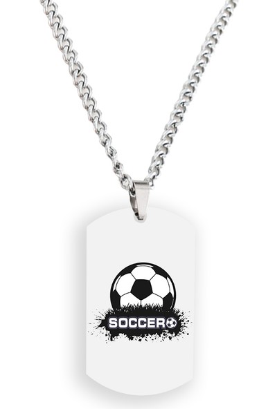 Soccer Baskılı Künye/kolye YTKTRD296
