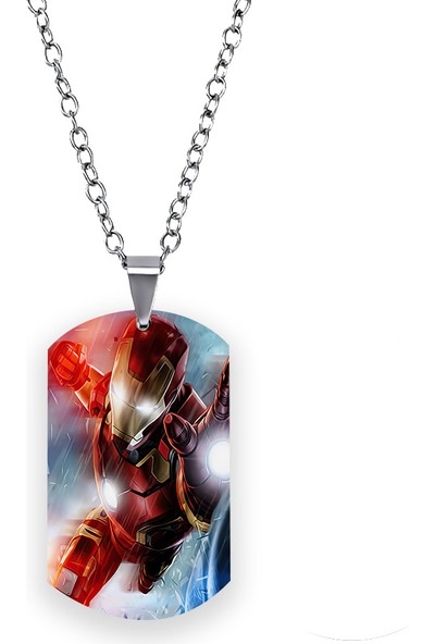 Iron Man Baskılı Künye TYT947