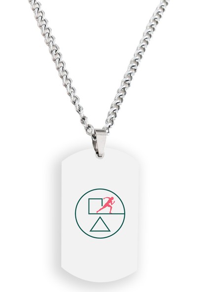 Squid Game Koşu Künye/kolye YTKTRD780 Squid Game Koşu Künye/kolye YTKTRD780