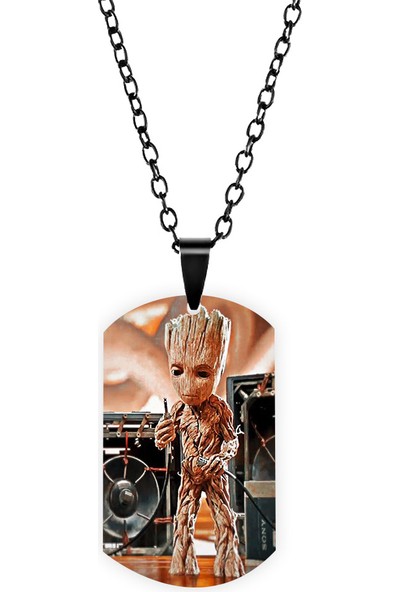 Groot Baskılı Siyah Künye TYT924 Groot Baskılı Siyah Künye TYT924