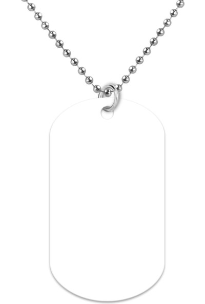 Poke-Topu Beyaz Baskılı Gümüş Zincirli Künye/kolye YTKTRD1401 Poke-Topu Beyaz Baskılı Gümüş Zincirli Künye/kolye YTKTRD1401