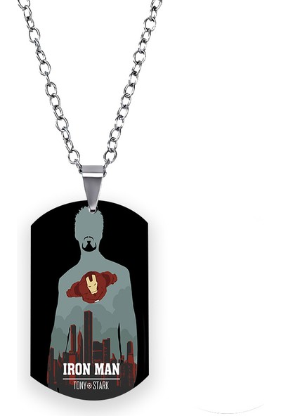 Rowalsi Iron Man Baskılı Künye TYT970