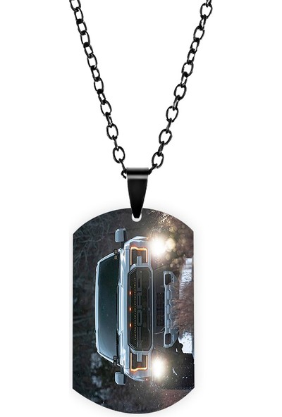 Ford Raptor Baskılı Siyah Künye TYT1141 Ford Raptor Baskılı Siyah Künye TYT1141