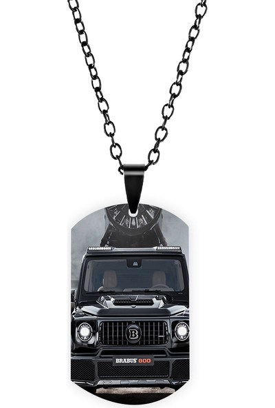 Mercedes G63 Baskılı Siyah Künye TYT482