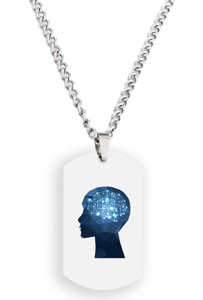 Insan Zihni Baskılı Künye/kolye YTKTRD063 Insan Zihni Baskılı Künye/kolye YTKTRD063