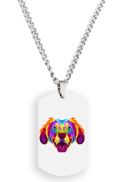 Renkli Köpek Künye/kolye YTKTRD992