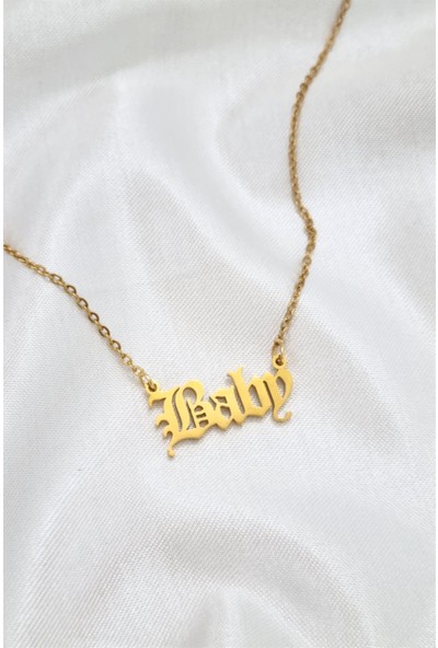 Altın Silver Gümüş Isimli Kolye