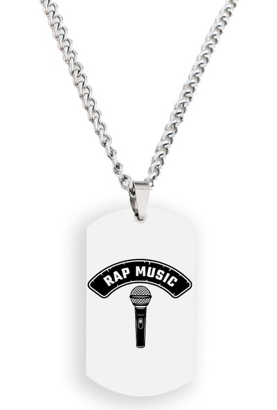 Rap Music Baskılı Künye/kolye YTKTRD424