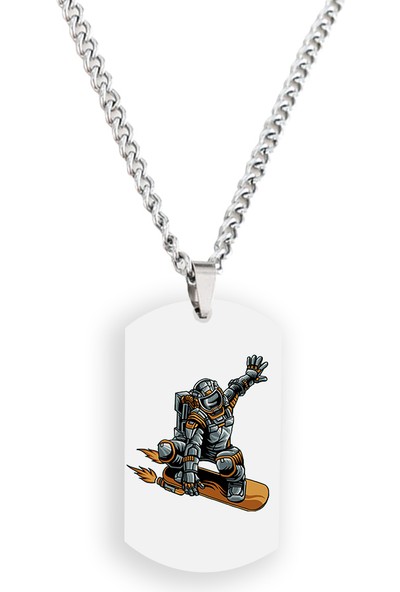 Roket Kızakla Kayan Künye/kolye YTKTRD761 Roket Kızakla Kayan Künye/kolye YTKTRD761