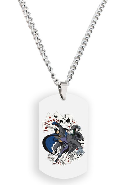 Batman Joker Dövüş Künye/kolye YTKTRD632 Batman Joker Dövüş Künye/kolye YTKTRD632