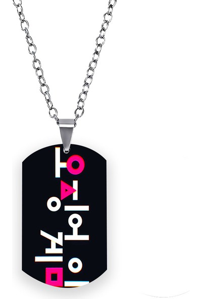 Squid Game Baskılı Künye TYT796 Squid Game Baskılı Künye TYT796