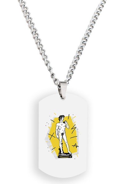 Heykel Baskılı Künye/kolye YTKTRD165