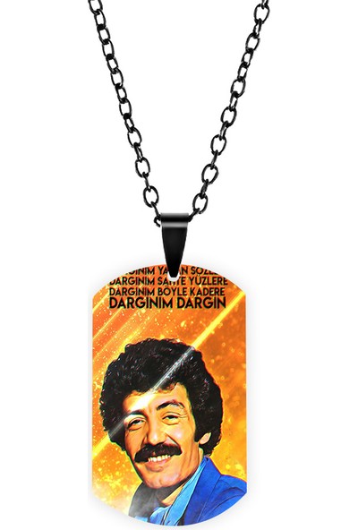 Müslüm Gürses Baskılı Siyah Künye TYT723