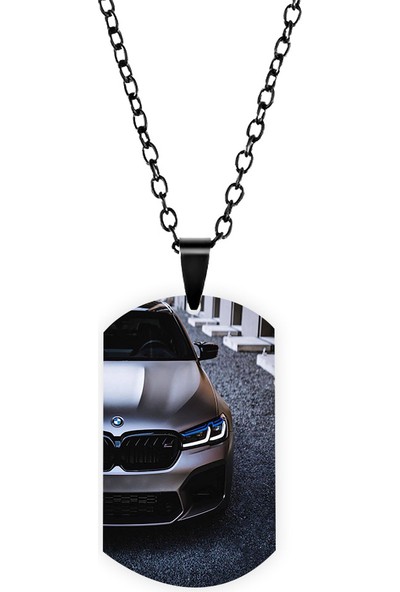 Rowalsi Bmw M5 Baskılı Siyah Künye TYT221