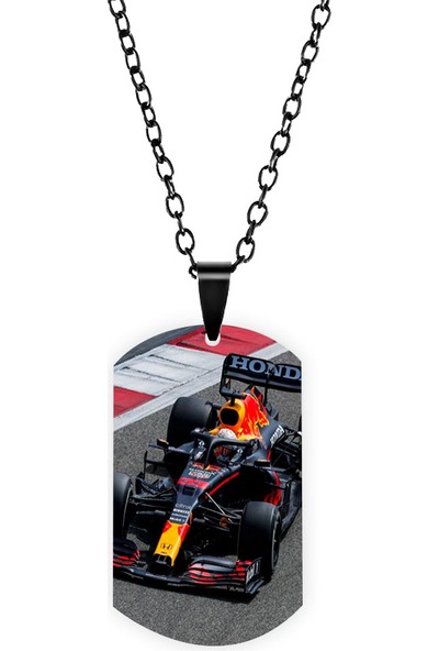 Honda Redbull Baskılı Siyah Künye TYT386 Honda Redbull Baskılı Siyah Künye TYT386