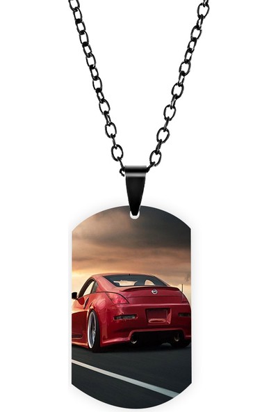 Nissan 350Z Baskılı Siyah Künye TYT557