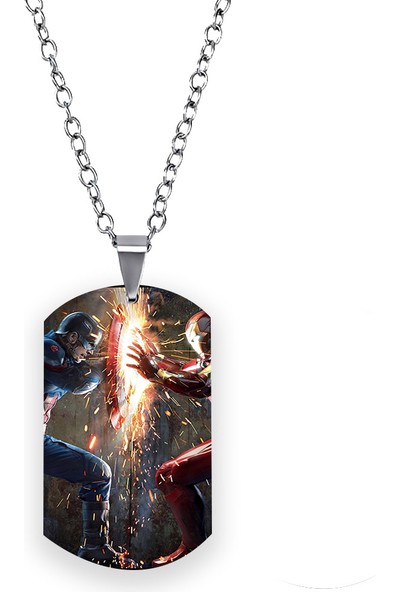 Iron Man Baskılı Künye TYT966