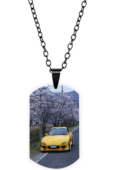 Mazda Rx7 Baskılı Siyah Künye TYT448