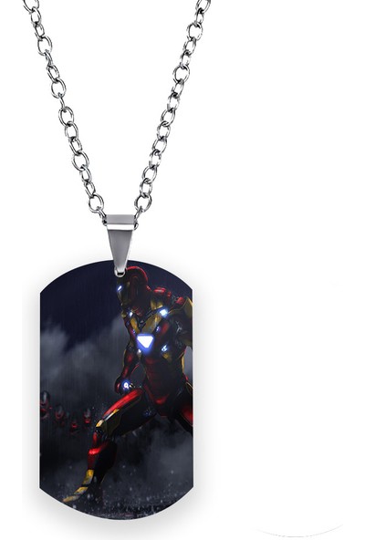 Iron Man Baskılı Künye TYT961