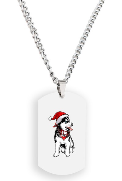 Noel Şapkalı Sibirya Künye/kolye YTKTRD932 Noel Şapkalı Sibirya Künye/kolye YTKTRD932