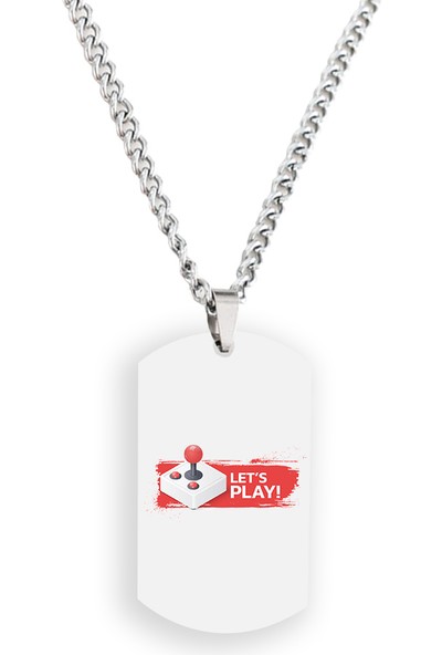 Lets Play Baskılı Künye/kolye YTKTRD056