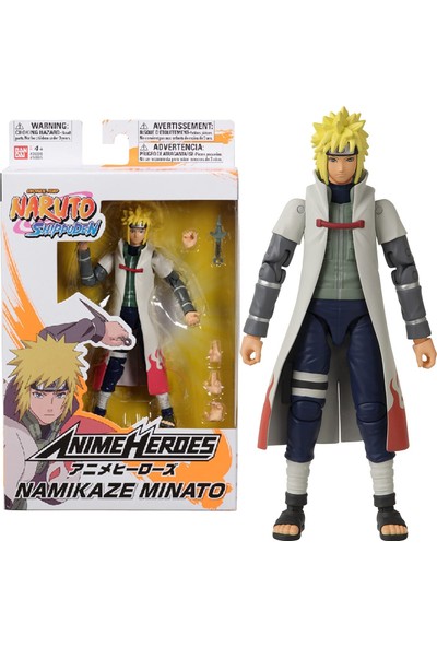 Bandai Anime Heroes Namikaze minato 6 Inç Aksiyon Figürü (Yurt Dışından)