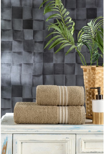 Casnack Veronica 2'li Banyo Havlu Seti ( 70x140 cm - 50x90 cm) Casnack Veronica 2'li Banyo Havlu Seti ( 70x140 cm - 50x90 cm)