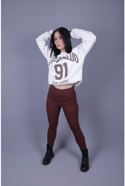 Eres Giyim Yüksek Bel Toparlayıcı Kaşkorse Fitilli Tayt Eres Giyim Yüksek Bel Toparlayıcı Kaşkorse Fitilli Tayt