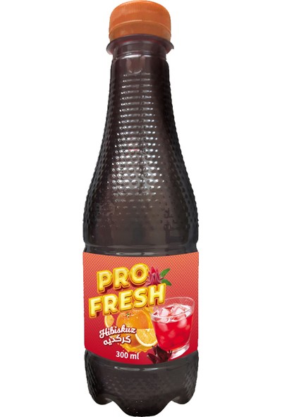 Pro Fresh Portakal Aromalı Doğal Hibiskus Şurubu 300 ml
