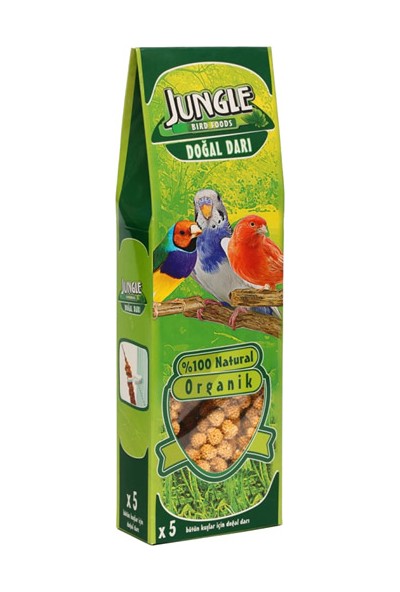 Jungle Doğal Büyük Boy Sarı Dal Darı 5 Li Paket x 10 Kutu Yeni Ürün-Max Skt