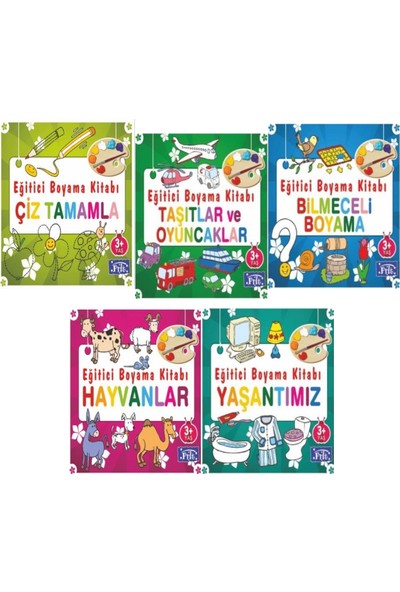 Parıltı Yayınları Eğitici Boyama Serisi 2 - 5 Kitap Parıltı Yayınları Eğitici Boyama Serisi 2 - 5 Kitap