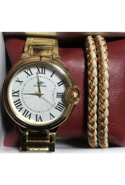 Gold Power Erkek Saat Seti Gold Power Erkek Saat Seti