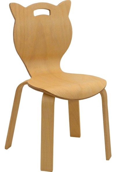 Ens Kids Collection Ens Naturel Çocuk Sandalyesi Kıtty - H3