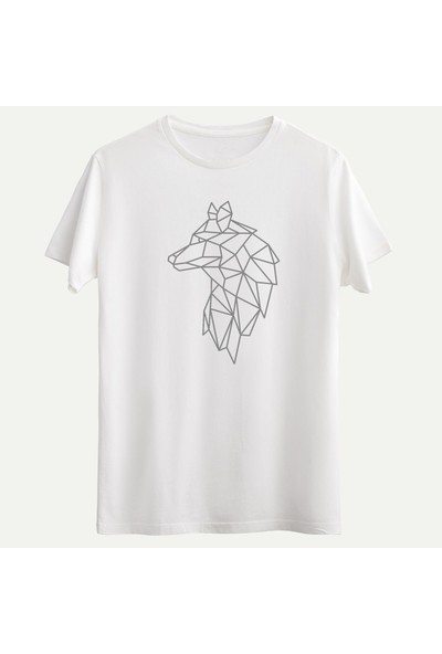 Bqm Basic Kurt Baskılı Beyaz Tshirt !!!!!