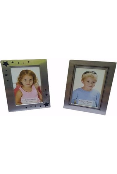 Valetto Alüminyum 6,5x9 cm Resim Çerçevesi 2'si Bir Arada
