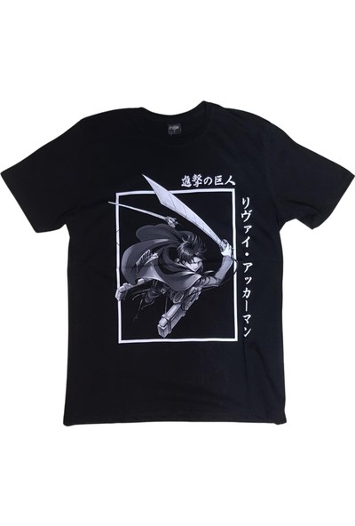 Orijin Unisex Regular Pamuklu Baskılı Anime T-Shirt Attack On Titan Fight Scene Captured Orijin Unisex Regular Pamuklu Baskılı Anime T-Shirt Attack On Titan Fight Scene Captured